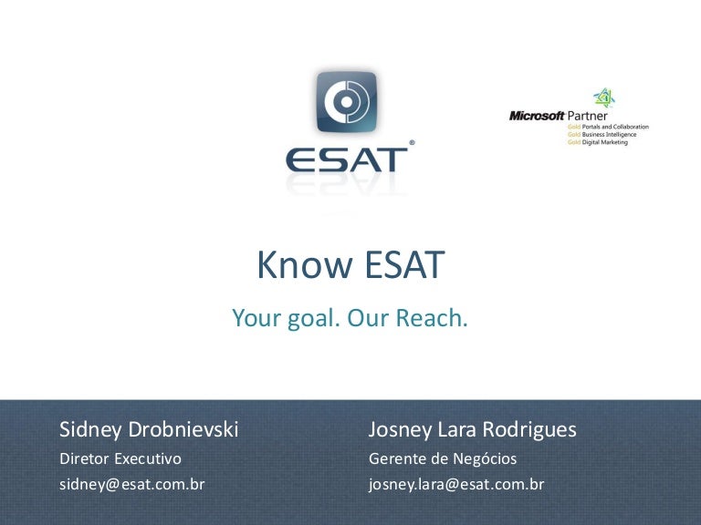 ESAT - Corporate Presentation