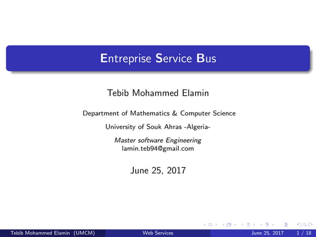 Esb Pdf Computer Software And Applications Computing