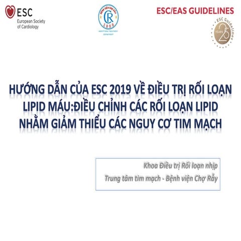 Khuyến cáo chẩn đoán và điều trị THA ESC 2024 có gì mới. | PDF