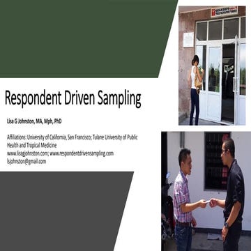 Respondent Driven Sampling | PDF