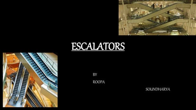Building Utilities 2 : Elevators and Escalators | PPT
