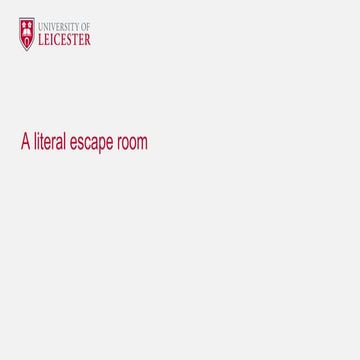 Escape room slides | PPT | Free Download