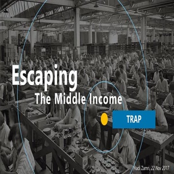 Escaping the Middle Income Trap | PPTX | Business | Business and Finance