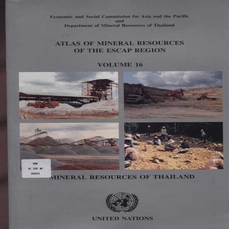Atlas of Mineral Resources of the ESCAP Region Mineral Resources of ...