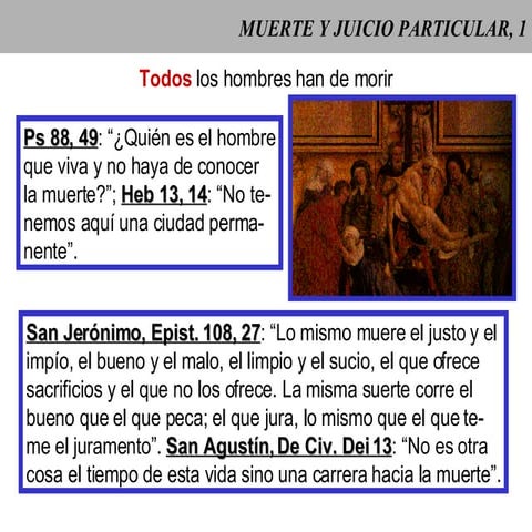 Escatologia 03 Muertey Juicio Particular | PPT