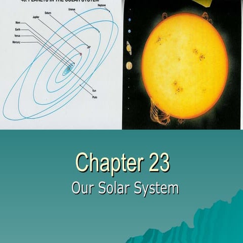 Es Ch. 23 Solar System | PPT