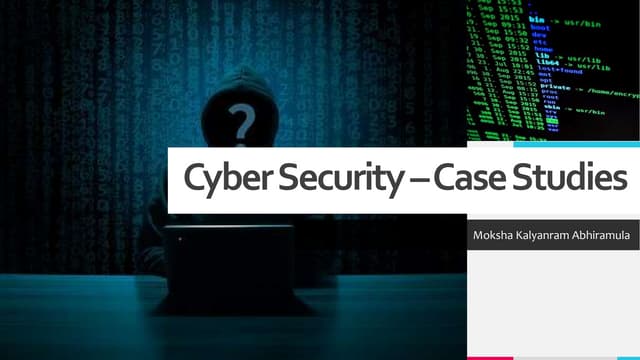 Best Cyber Security Projects | The Knowledge Academy | PDF