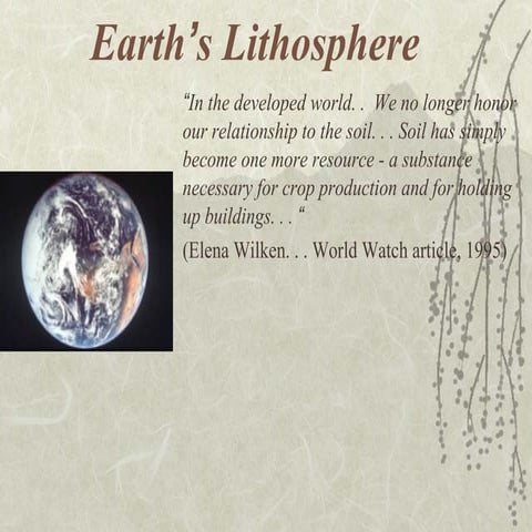lithosphere lecture | PPT