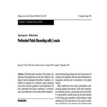 My beta-escin paper | PPT