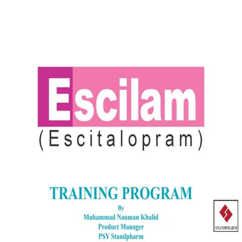 Escitalopram training | PPTX