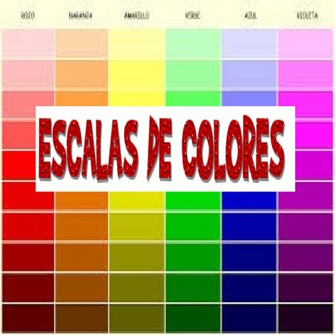 Escalas de colores | ODP