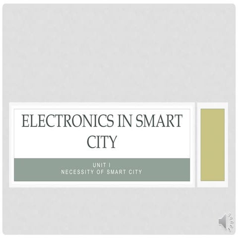 Global Smart City Program | PPTX