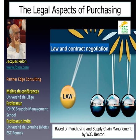 legal aspects of purchasing | PDF