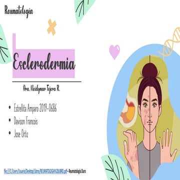 Esclerodermia..pptxdiagnostico y tratamiento | PPTX