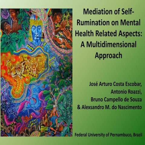 Escobar Self-rumination mediation mental health Ayahuasca-presentation ...