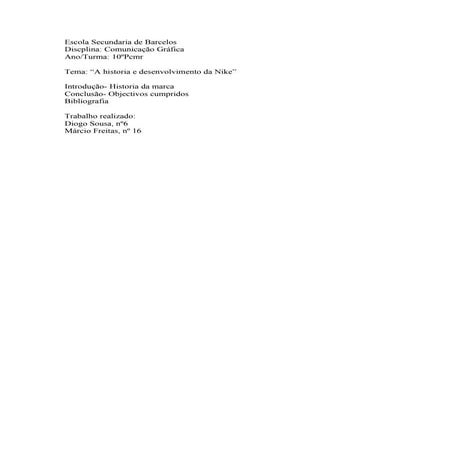 Cod Experiment | DOC