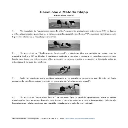 Escoliose e método klapp. | PDF