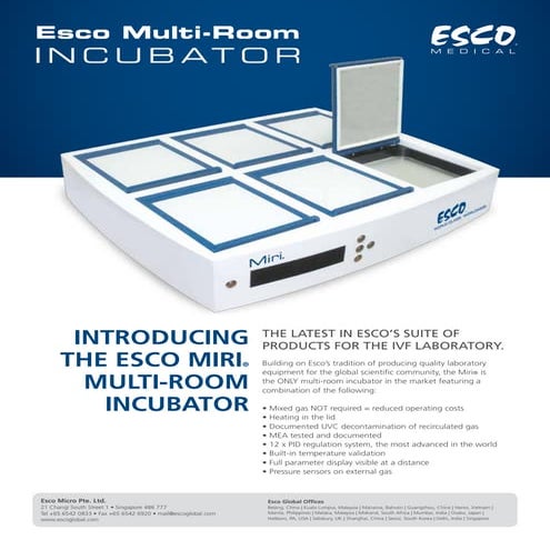 Esco HP Series Laboratory Refrigerators and Freezers | PDF
