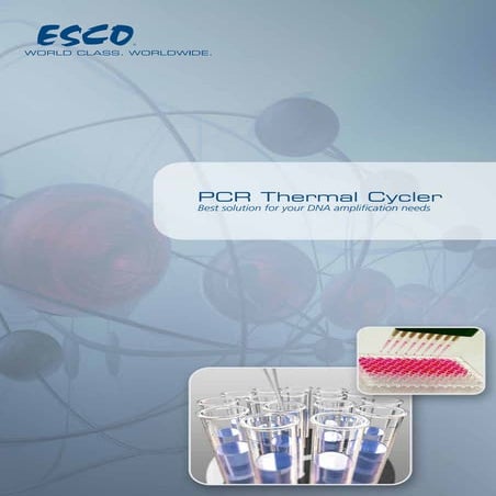 Esco PCR Thermal Cycler | PDF