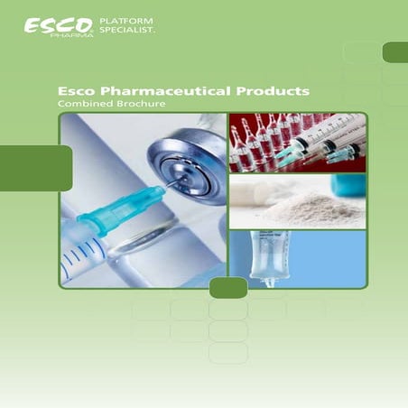 Esco Pharma Product and Service Guide | PDF