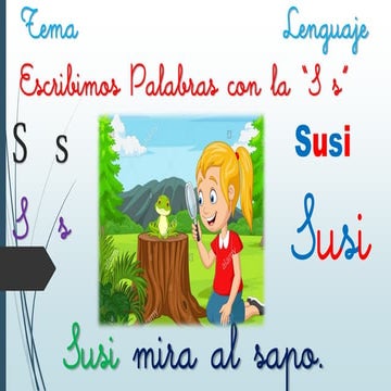 Escrbimos palabras con la s | PDF