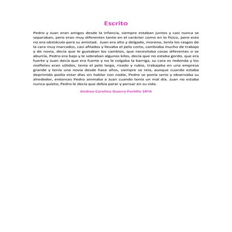Ejercicio de cohesión y coherencia | DOCX
