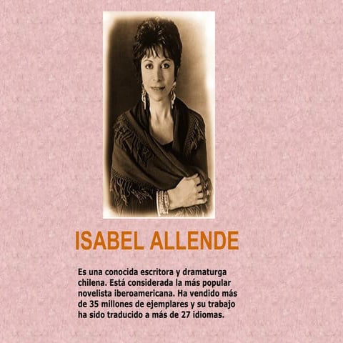 EL SEXO Y YO de Isabel Allende | PPS