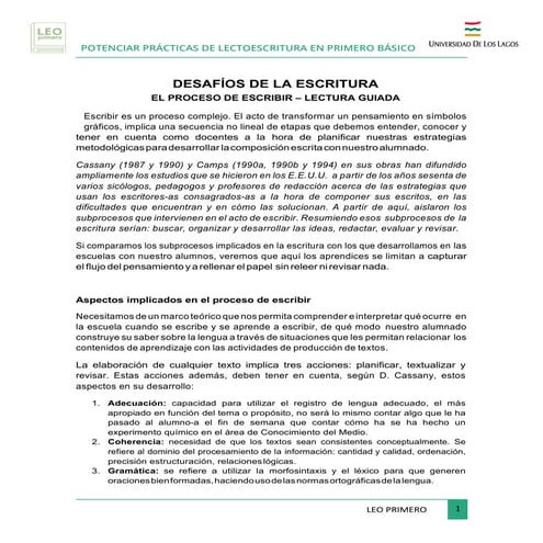 Escritura guiada | PDF