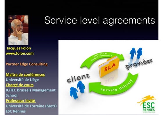 Service level agreement presentation | PPT