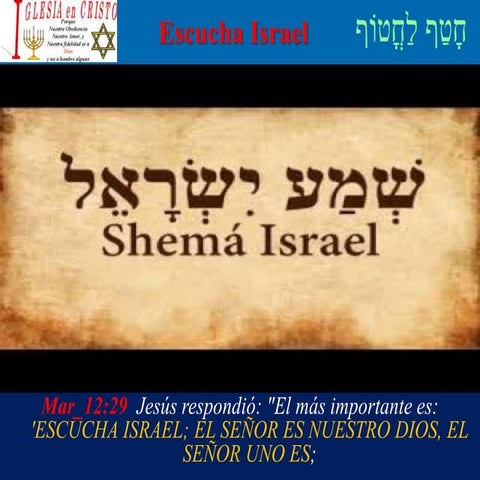 Escucha Israel | PPT