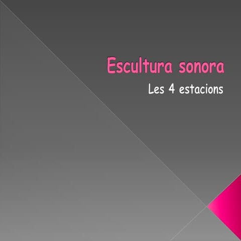 Escultura Sonora Pptx
