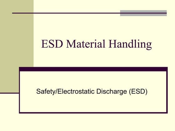 ESD TOOLS.pptx | Physics | Science