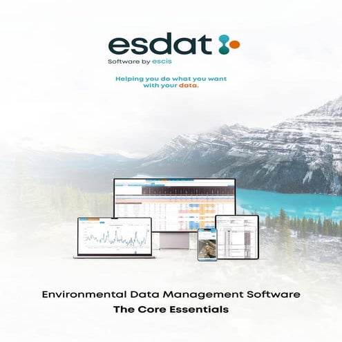 ESdat Environmental Data Management Software Short Brochure | PDF
