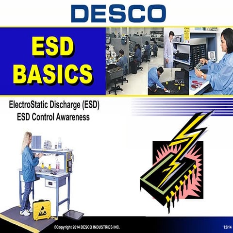 Electro static discharge (ESD) Safety & awareness training | PPT