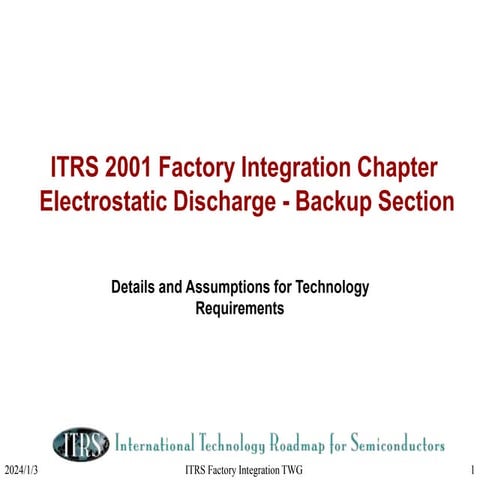 ESD effects like contaminjation etc ITRS Preentation.ppt