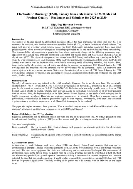 ESD PRESENTATION | PPTX | Physics | Science