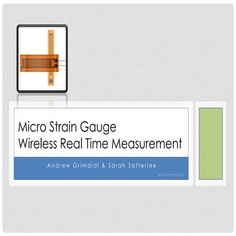 Micro Strain Gauge Wireless Real Time Measurement | PPTX | Computer ...