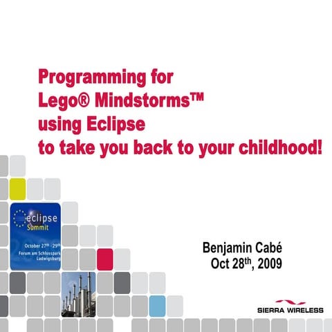 Programming for Lego Mindstorms using Eclipse to take you back to your ...