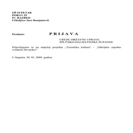 Esej Projekt Brac | DOC