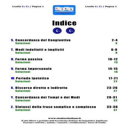 AILA Livello C1 C2 | PDF