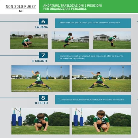 Esercizi rugby under 6 8-10-12-14 valter durigon | PDF
