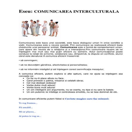 Comunicarea eficienta | PPTX