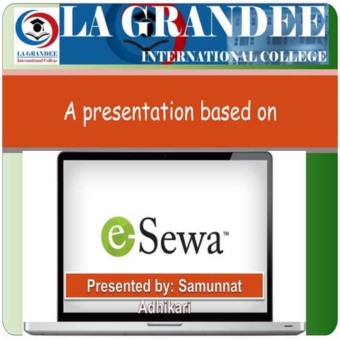 E-sewa (a largest e-commerce website in Nepal) | PPTX