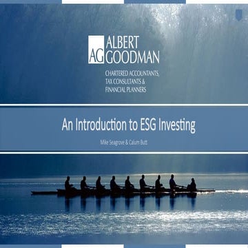 ESG Explained - Introduction | PDF