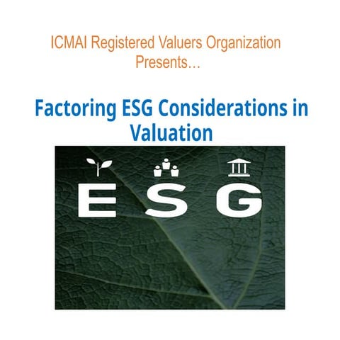 ESG Considerations in valuation .pptx