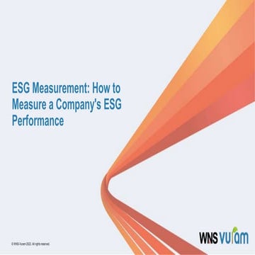ESG Measurement: How to Measure a Company's ESG Performance | PPTX