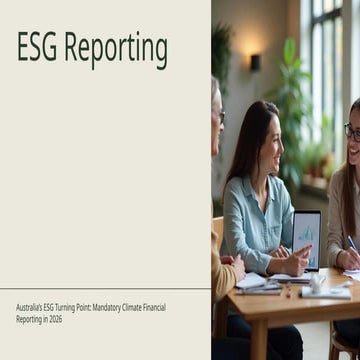 Australia’s ESG Turning Point : Mandatory Climate Financial Reporting ...