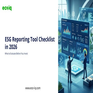ESG Reporting Tool Checklist in 2026 What to Evaluate Before You Invest.pdf