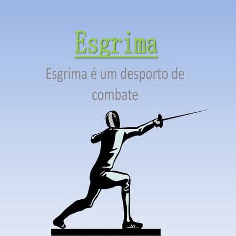 Esgrima em PT | PPTX
