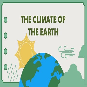 PHYSICAL GEOGRAPHY LESSON ELEMENTS OF CLIMATE, FACTOR OF CLIMATE, MAN ...